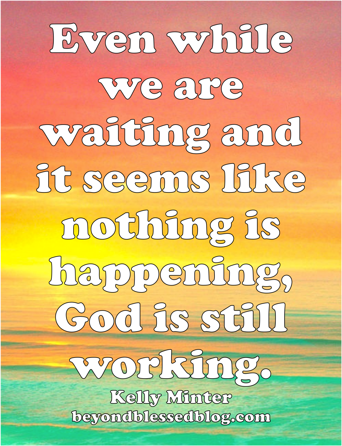Season of Waiting - beyond blessed